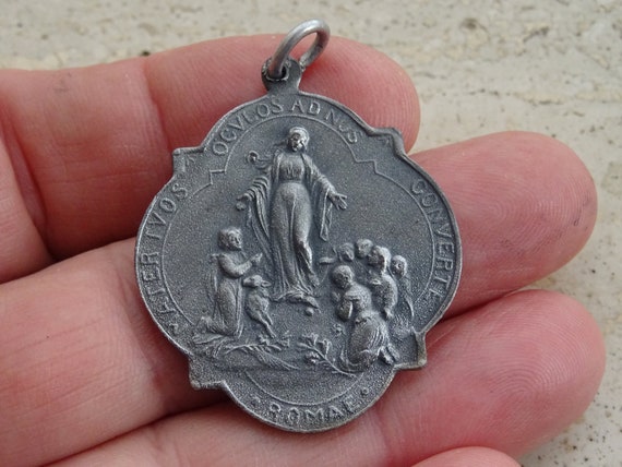 Silver Religious Medals From The Vatican