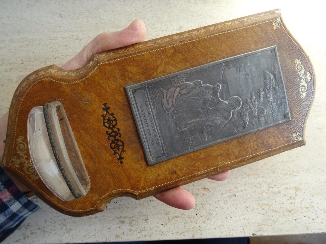 Religious Catholic Wooden Holy Water Font Stoup With Etching of Holy ...