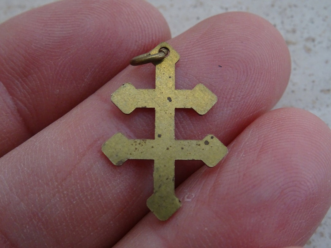 Religious Antique French Catholic Christian Copper Lotharian Cross ...