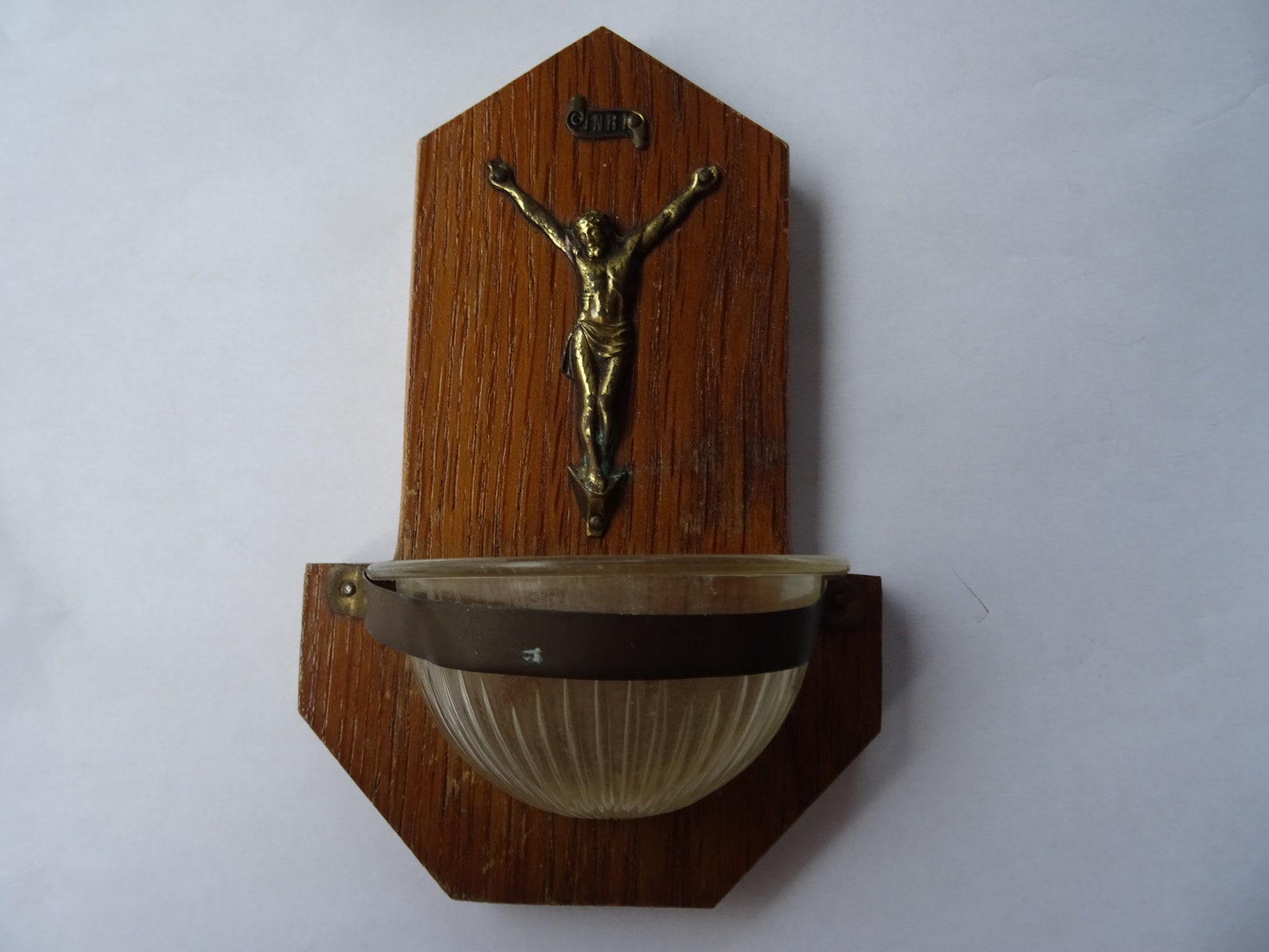 Religious Vintage Catholic French Holy Water Font Stoup of Holy Jesus ...