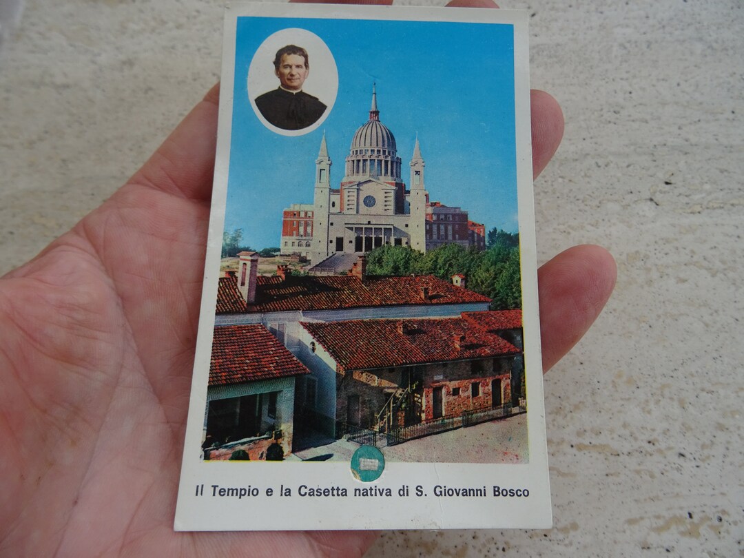 Religious Antique Catholic Shrine Card With Reliquary Relic Piece of ...