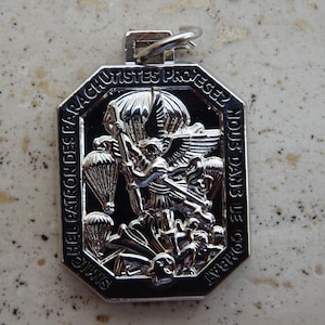 Religious Catholic Silver Plated Medal Pendant Charm Medallion of ...