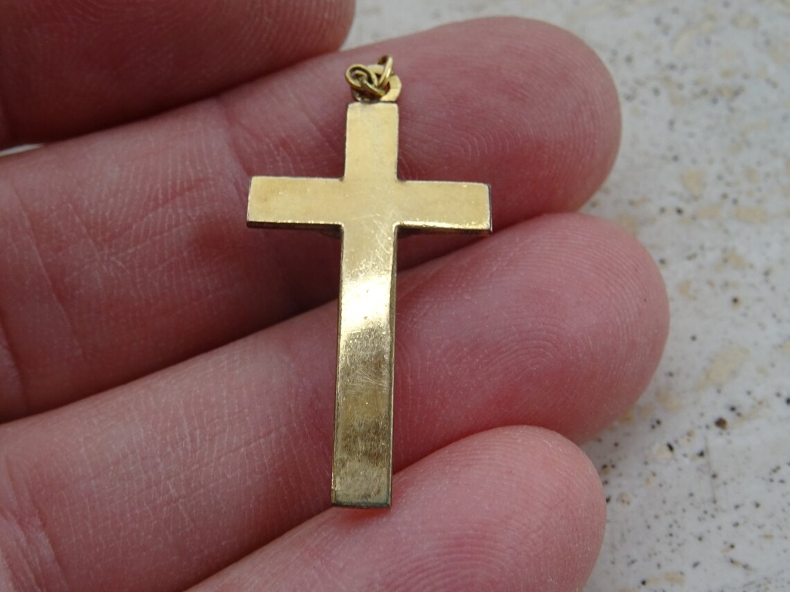 Religious Antique French Catholic Vermeil Gold Plated ( MARKED ...