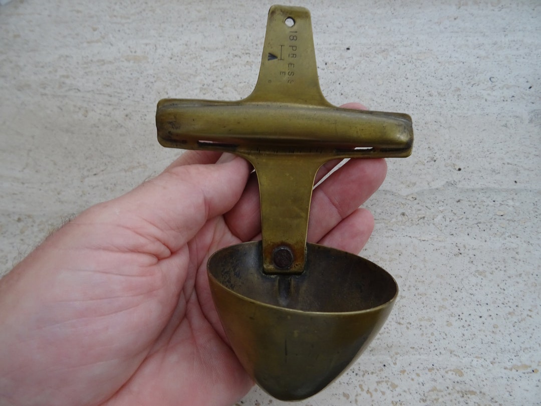 Religious Catholic French Copper Holy Water Font Stoup With a Cross ...