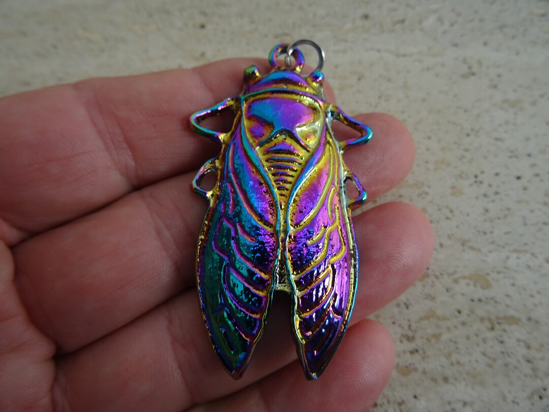 Vintage French Cicada Medal Pendant Charm Medallion of a Cicade ...