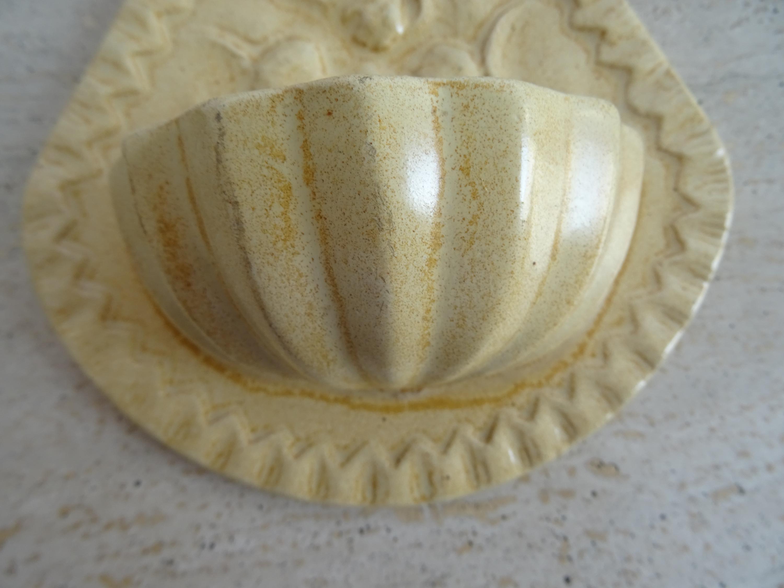 Religious Catholic Italian Holy Water Font Stoup of Ceramic With ...