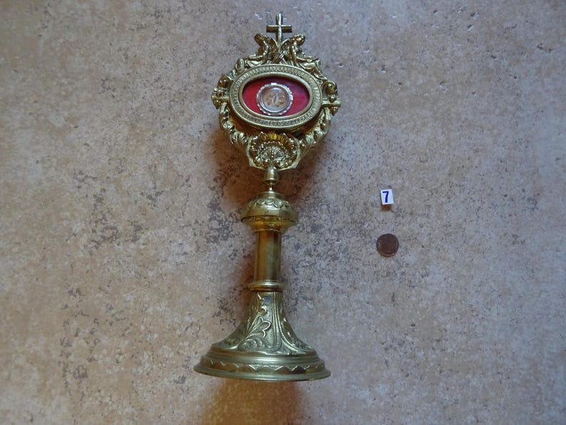 Religious Antique Catholic Relic Holder Reliquary With Inside Shrine ...