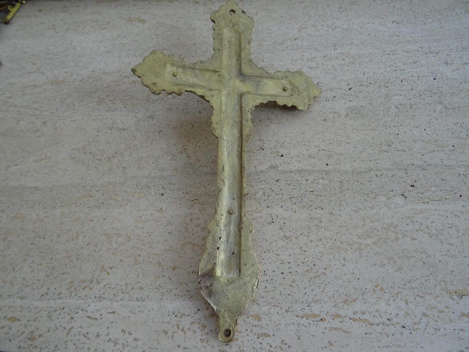 Religious French Catholic Copper Crucifix Cross With Body Corpus Holy ...