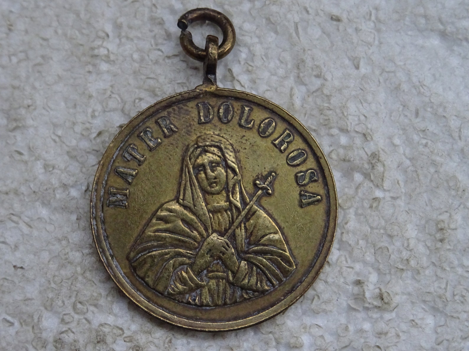 Medaglione religioso cattolico in rame francese medaglione - Etsy Italia