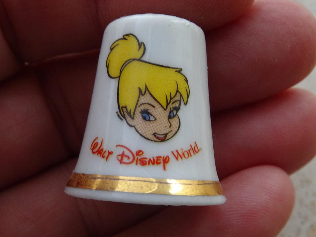 Vintage Porcelainen Thimble Thimbleful With Tinker Bell, the Fairy ...
