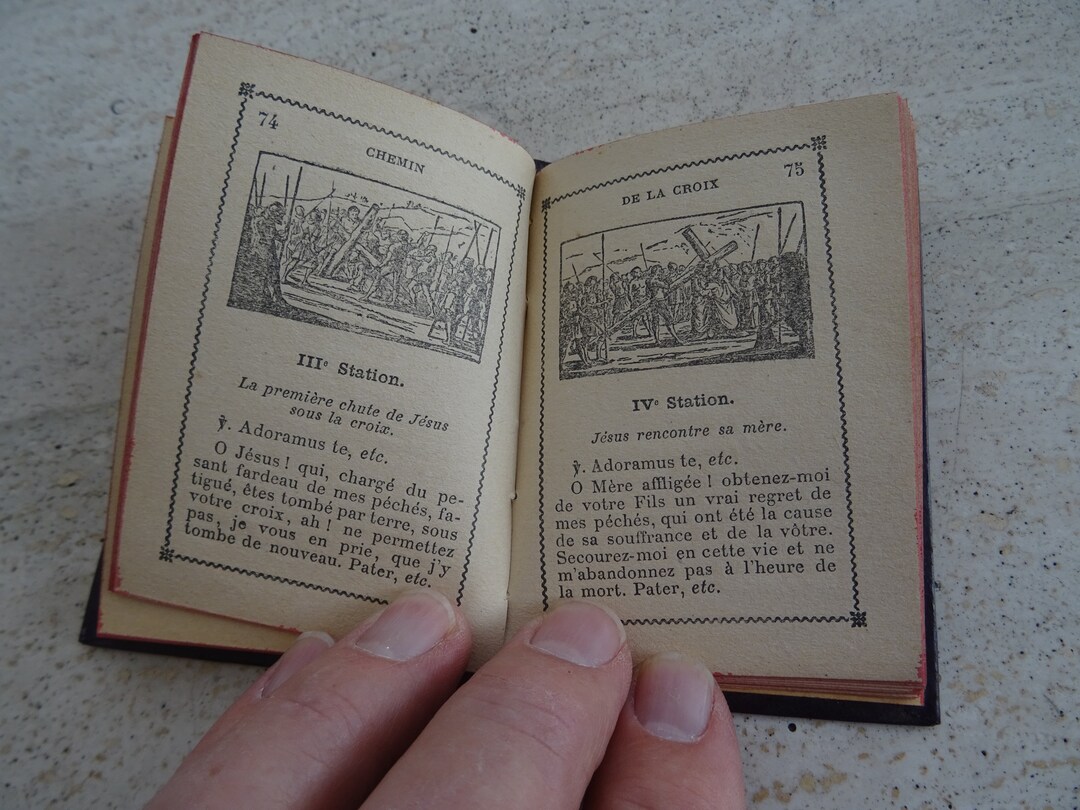 Religious Antique Catholic French Missal Booklet Book Missel With ...