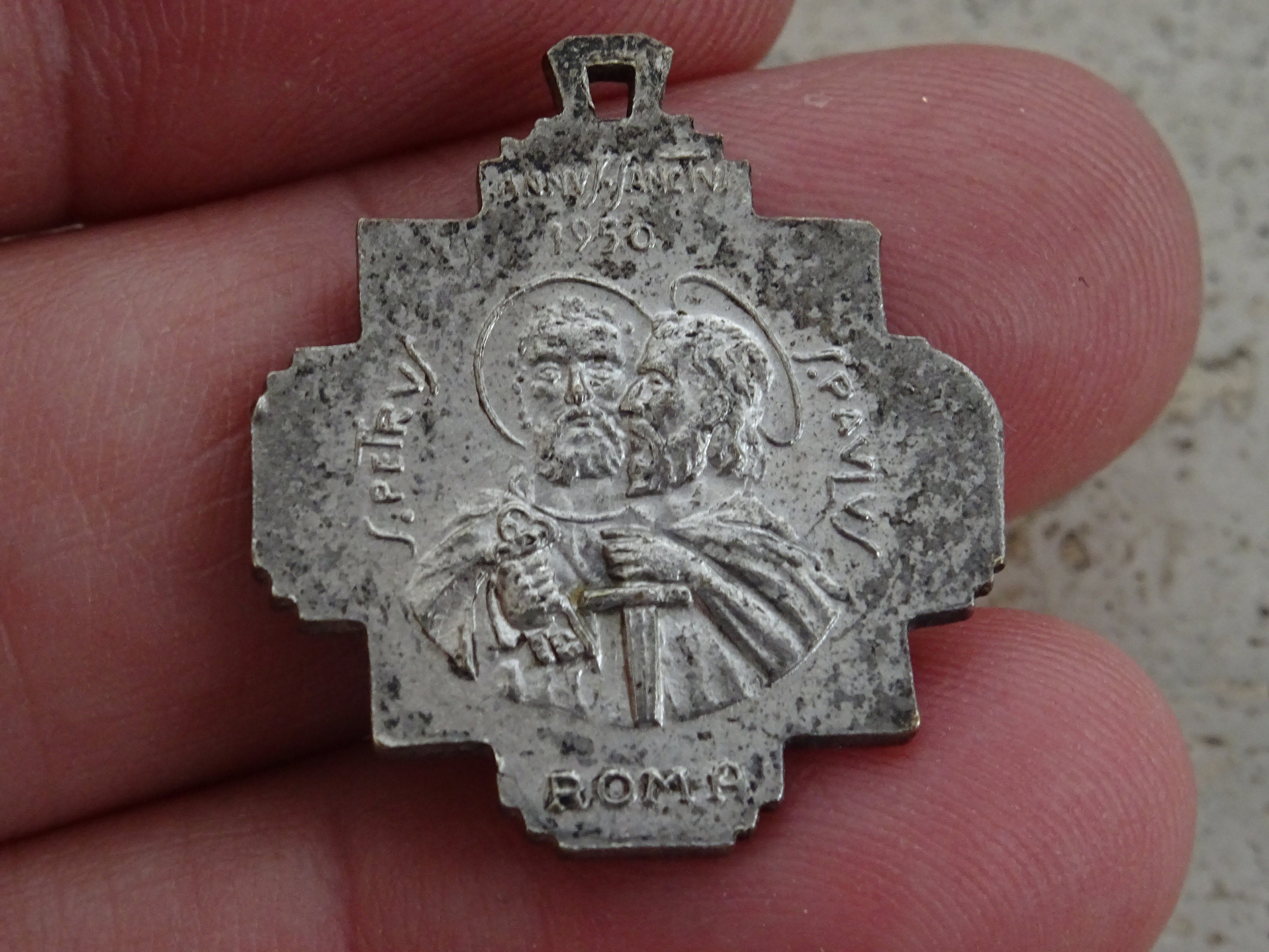 Religious Silver-plated Vatican Catholic Medal Pendant Holy - Etsy UK