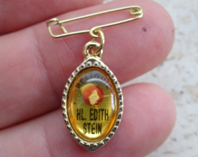Rare Religious Catholic Shrine Medal Pendant Medallion With Relic ...