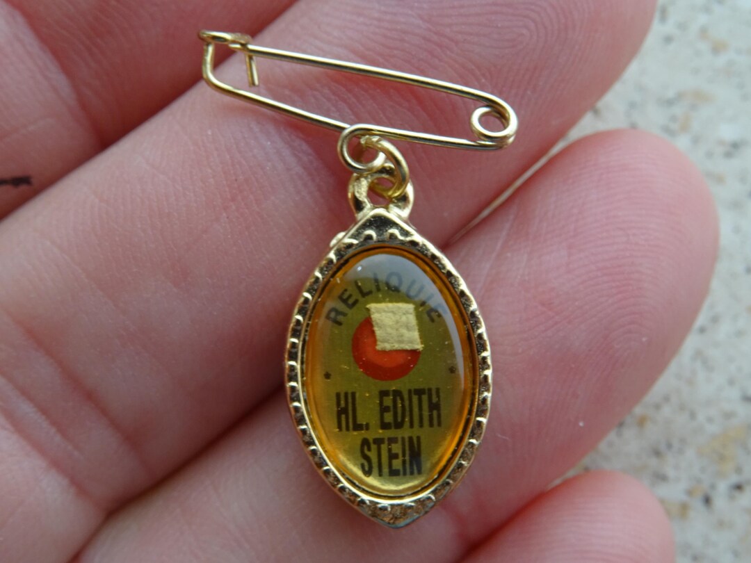 Rare Religious Catholic Shrine Medal Pendant Medallion With Relic ...