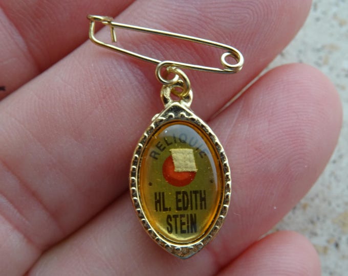 Rare Religious Catholic Shrine Medal Pendant Medallion With Relic ...