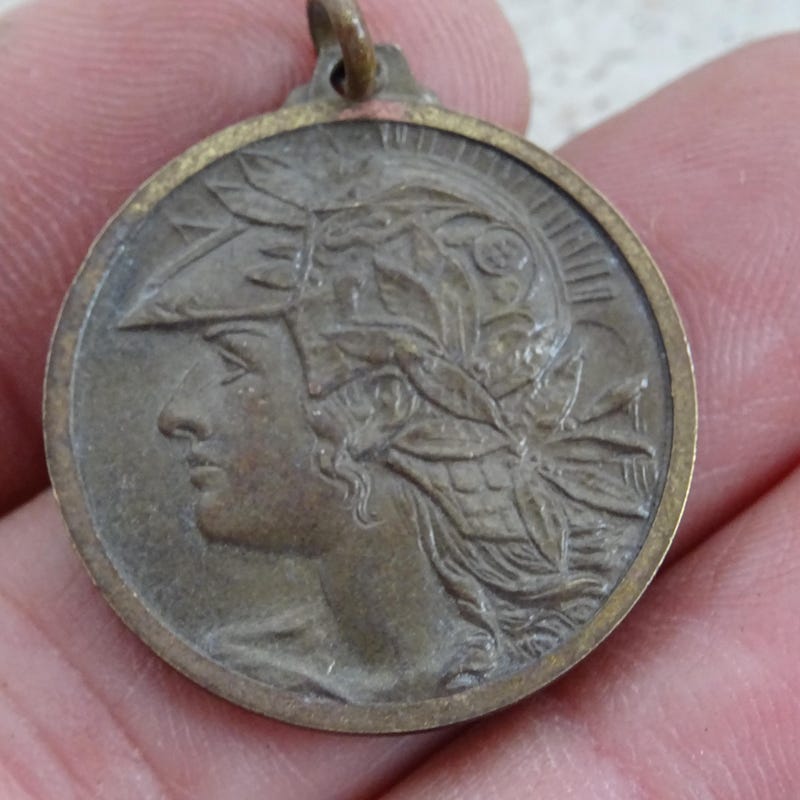 Vintage French Sports Medal - Etsy