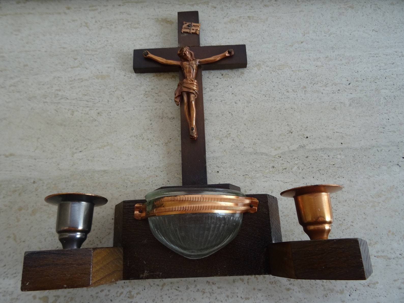 Religious Catholic French Wooden Holy Water Font Stoup With - Etsy