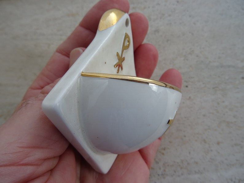 Hummel Goebel Catholic Holy Water Font Stoup of Porcelain of - Etsy