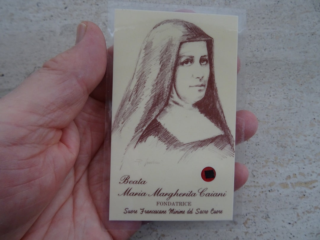 Religious Catholic Shrine Card With Inside Relic of Blessed Sister ...