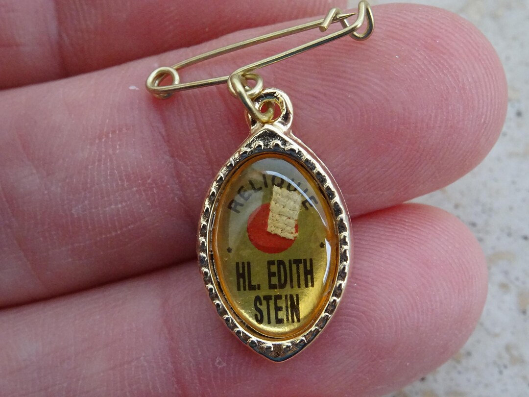 Rare Religious Catholic Shrine Medal Pendant Medallion With Relic ...