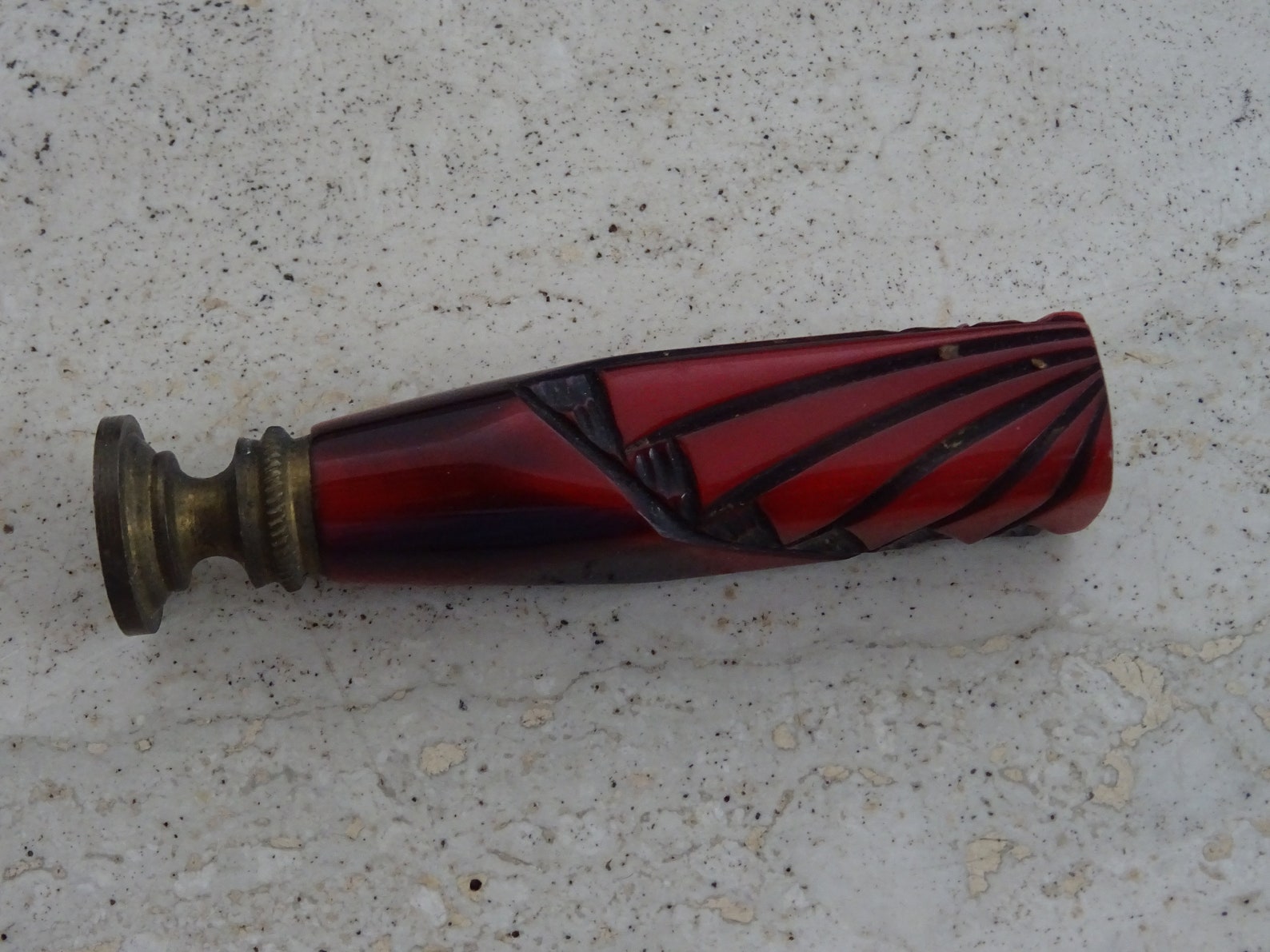 Antique French Copper Bakelite Sealing Wax Stamp Seal Brand. ( 2 ) - Etsy