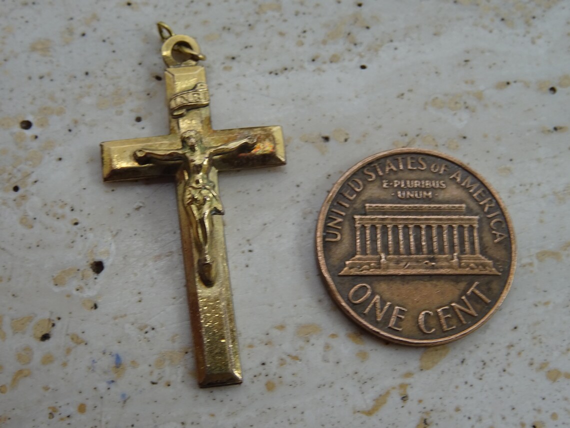 Religious Antique French Catholic Vermeil Gold Plated ( MARKED ...
