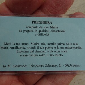 Religious French Catholic Shrine Card With Relic Touched at Blessed ...