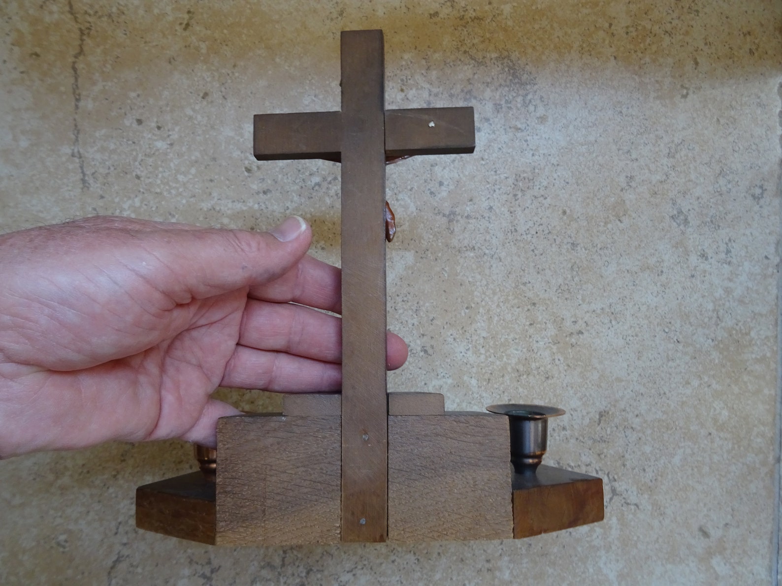 Religious Catholic French Wooden Holy Water Font Stoup With - Etsy