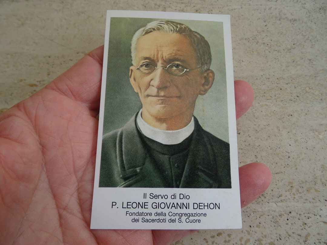 Religious Catholic Card of Saint Léon-gustave Dehon. R 33 - Etsy