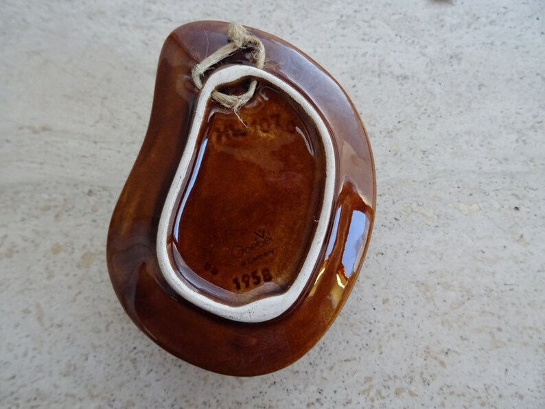 Religious Catholic French Glazed Ceramics Pottery Holy Water Font Stoup ...