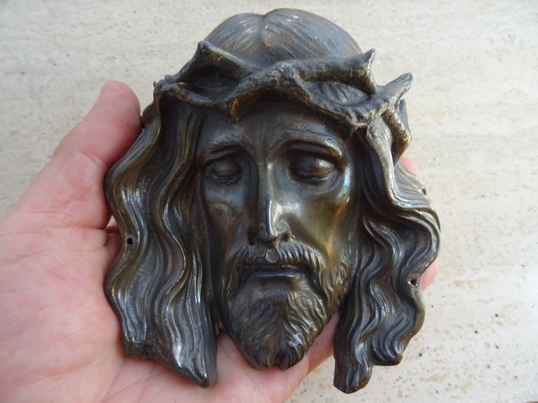 Religious Antique French Catholic Solid Plaque Torso Body Trunk Statue ...