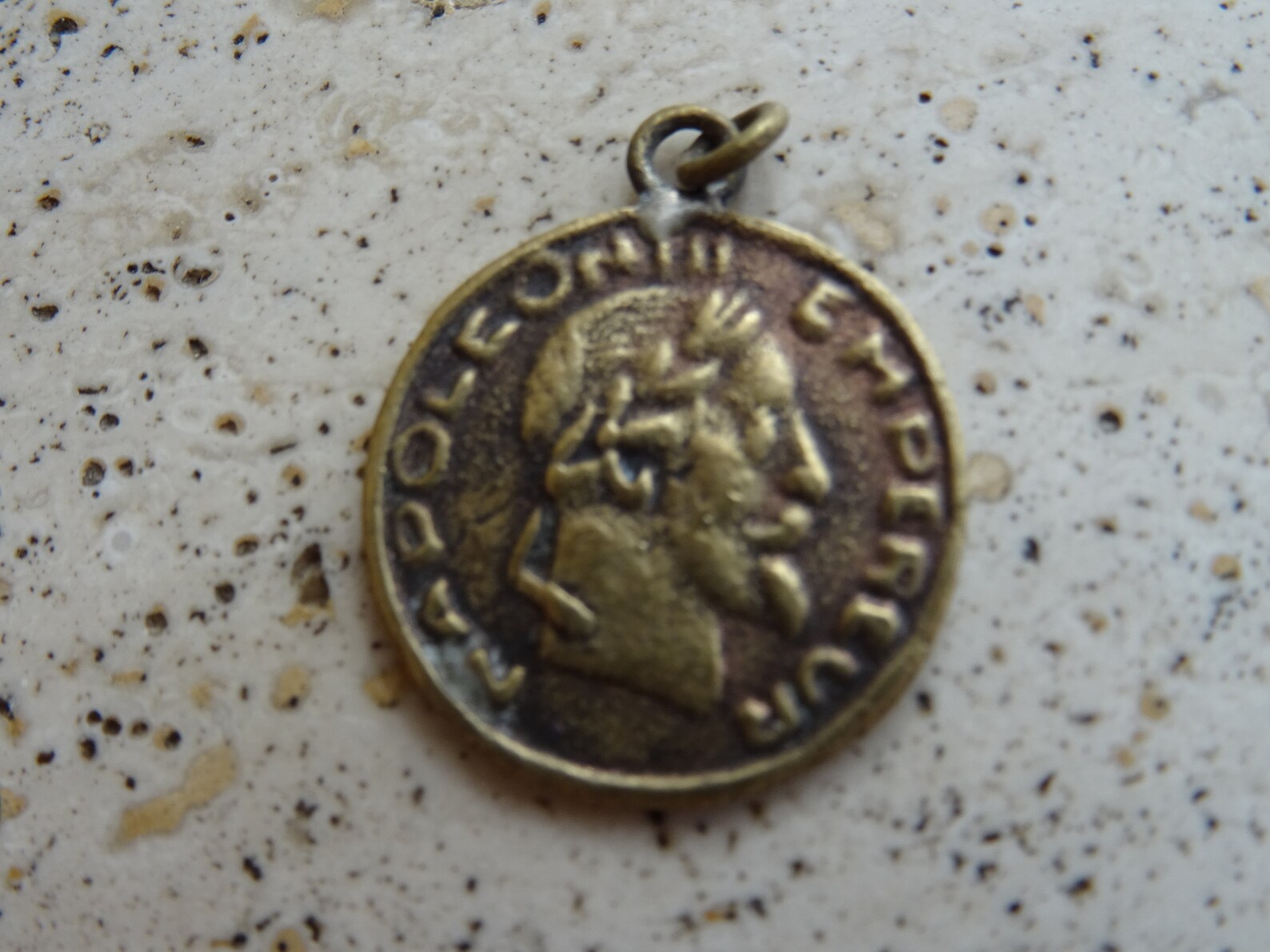 Antique French Copper Medal Pendant Medallion Charm Medaillon | Etsy