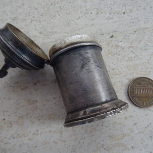 Religious Antique French Silver MARKED Chrismatorium Holder Shrine ...