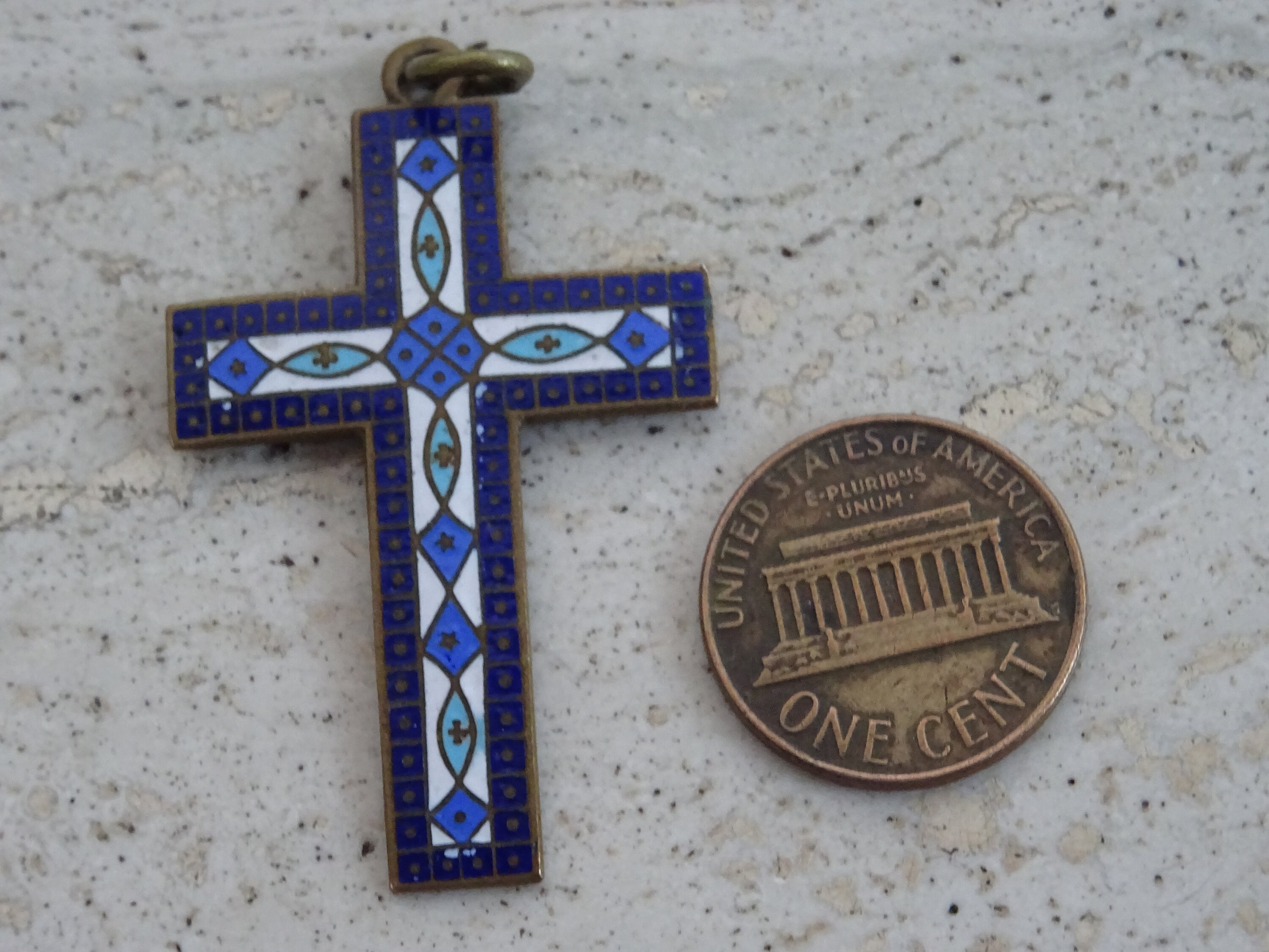 Religious Antique French Copper Catholic Christian Enameled - Etsy