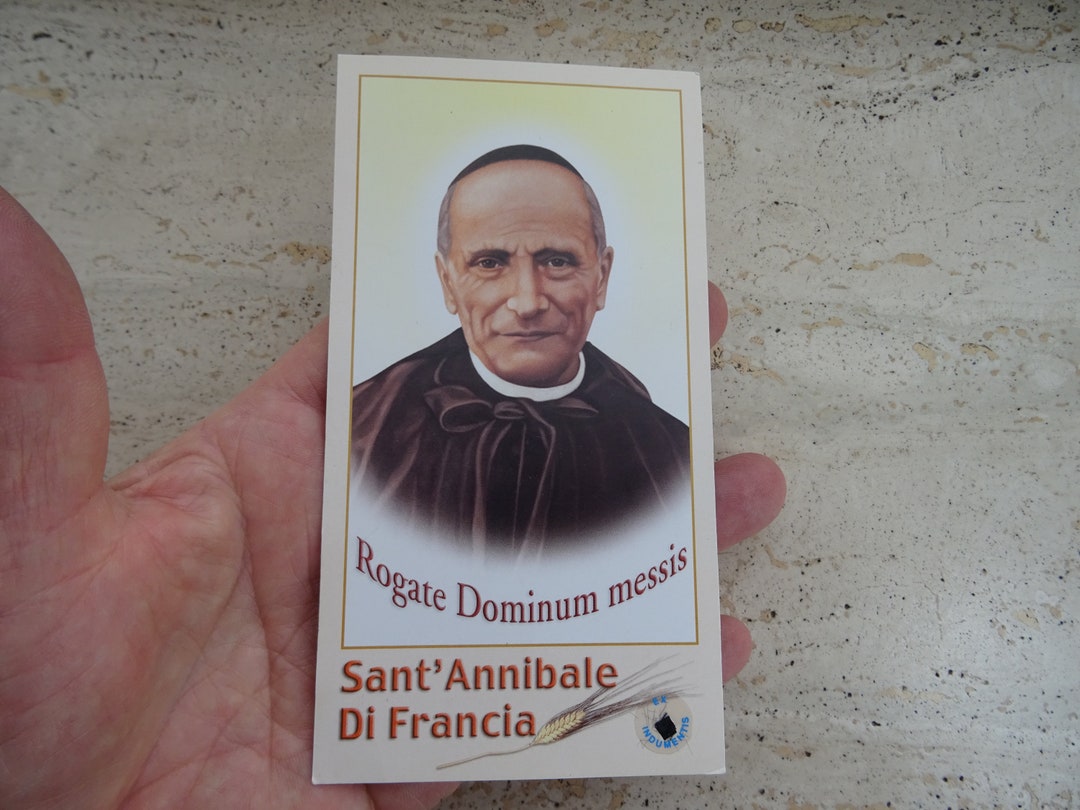 Religious Catholic Card Shrine Reliquary Relic of the Cloth of Blessed ...