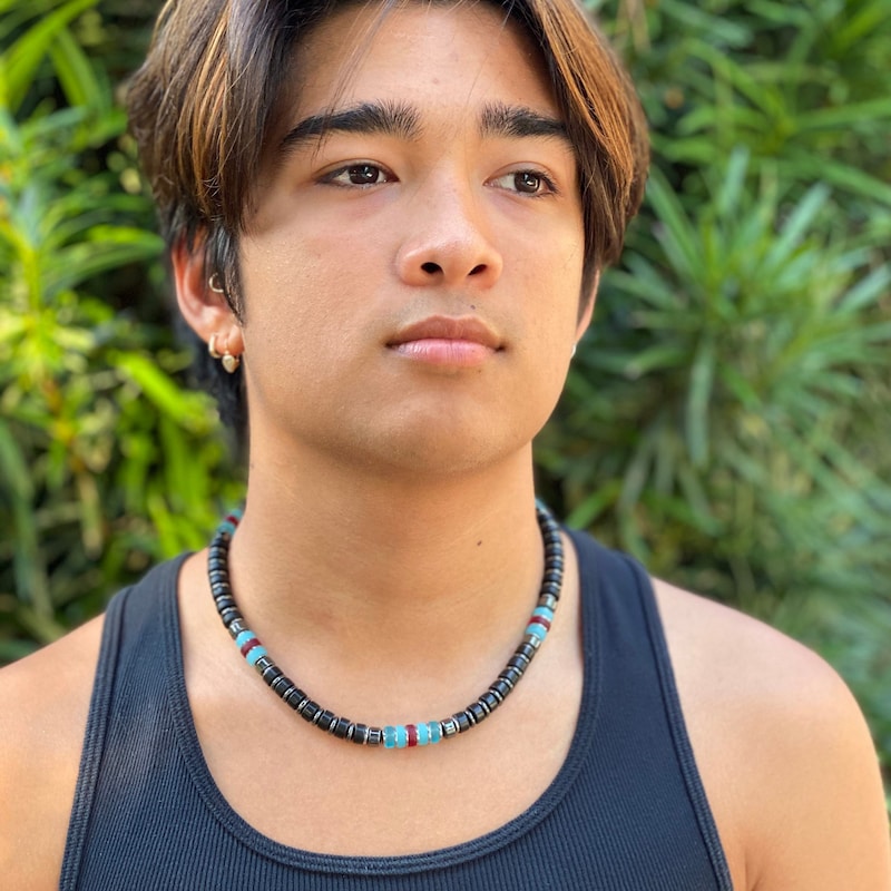 Mens Surfer Necklace - Etsy