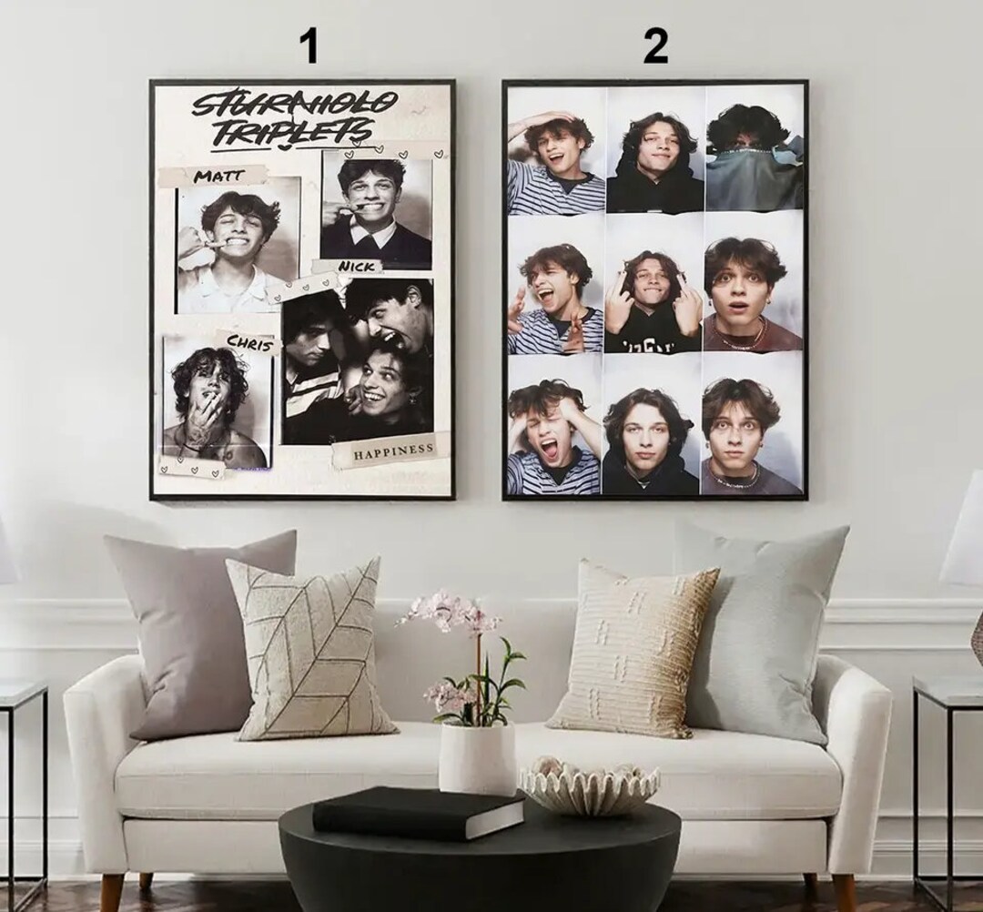 Custom Sturniolo Triplets Poster, Matt Nick Chris Matt Sturniolo ...