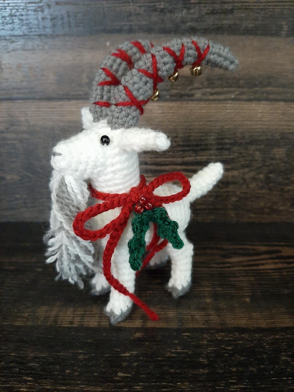 Crochet Yule Goat Ornament, Scandinavian Christmas Decor - Etsy