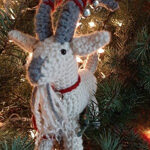 Yule Goat Crochet Plush Ornament Krampus Julbock Traditional ...