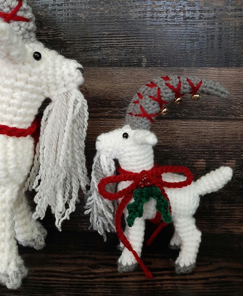 Crochet Yule Goat Ornament, Scandinavian Christmas Decor - Etsy