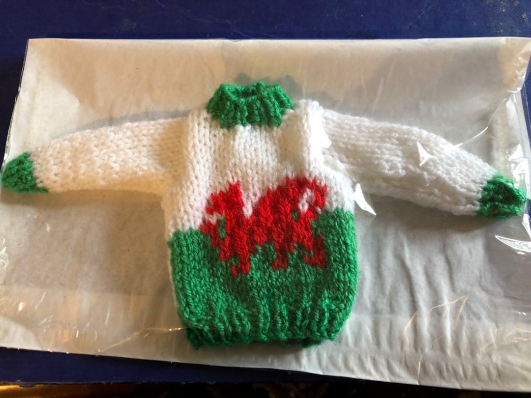Christmas Elf Doll Welsh Dragon Jumper Christmas Elf Elf - Etsy