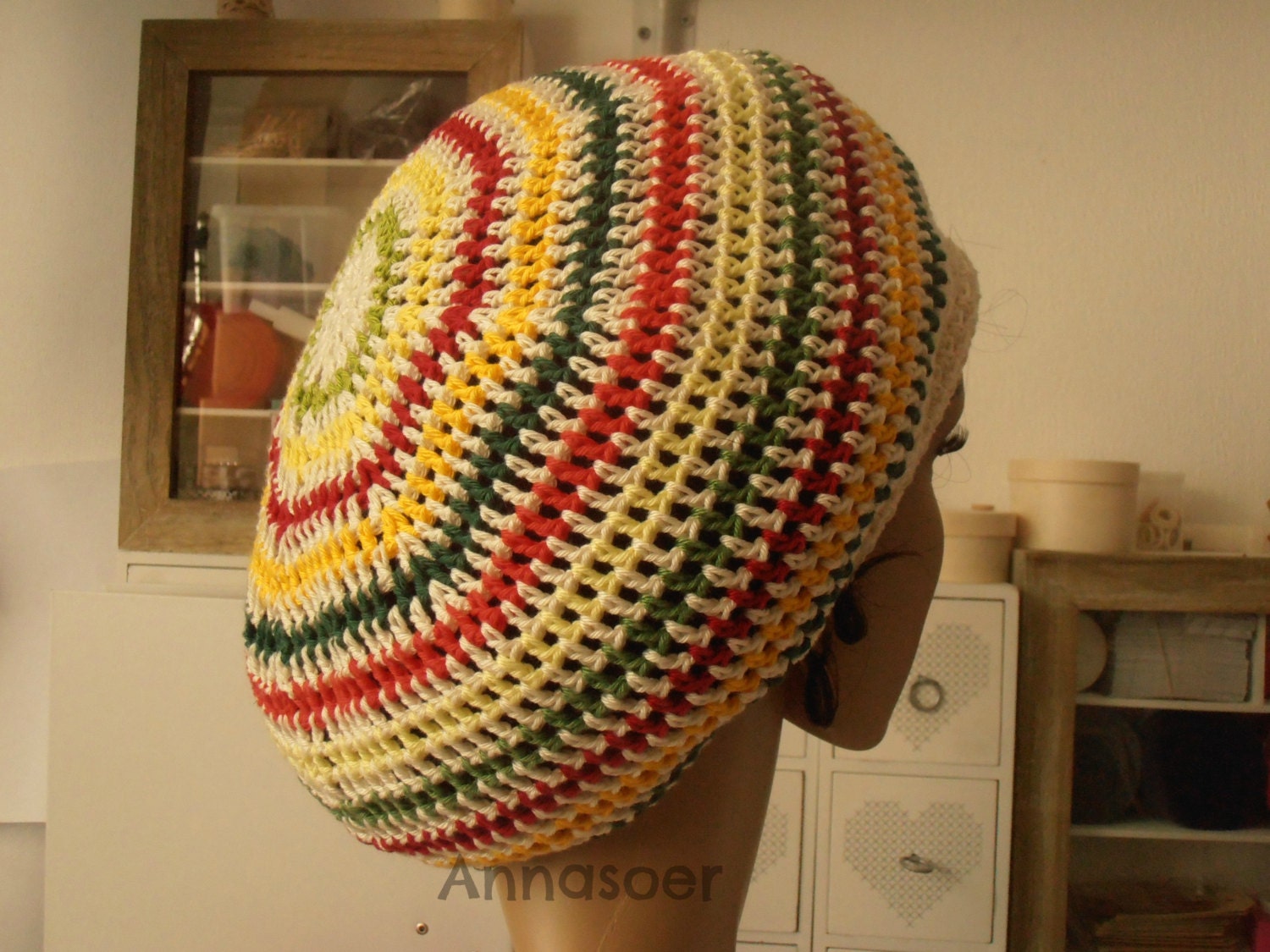 English Version! Crochet Your Own Hat or Rasta Tam With This Pattern ...