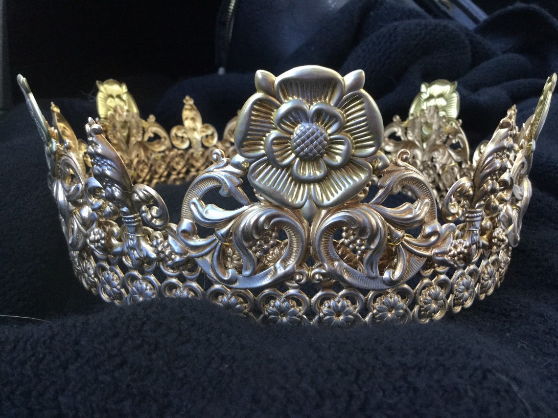 Tudor Rose Renaissance Crown--tudor Crown--medieval Crown--wedding ...