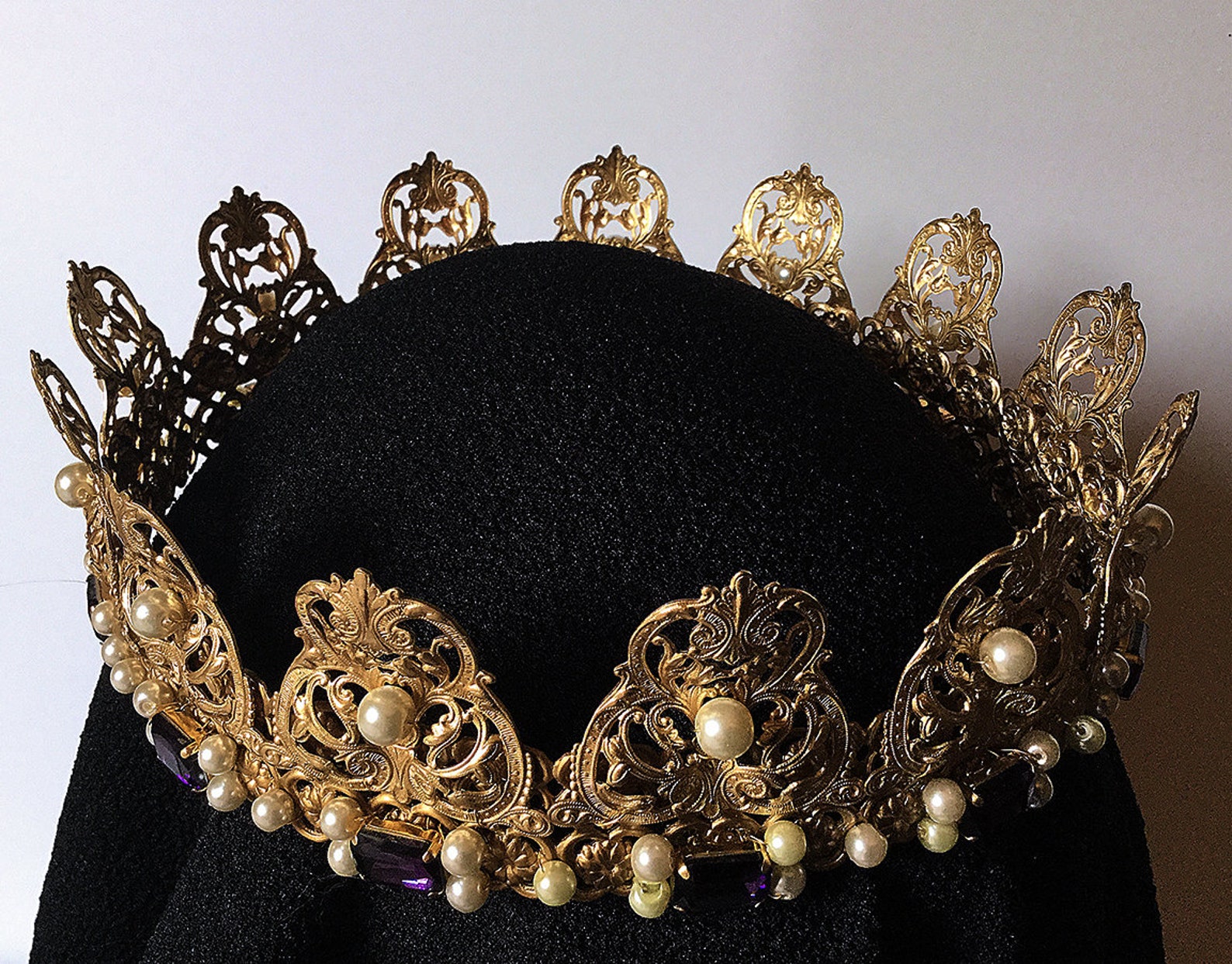 Renaissance Crowntudor Crownmedieval Crownwedding | Etsy