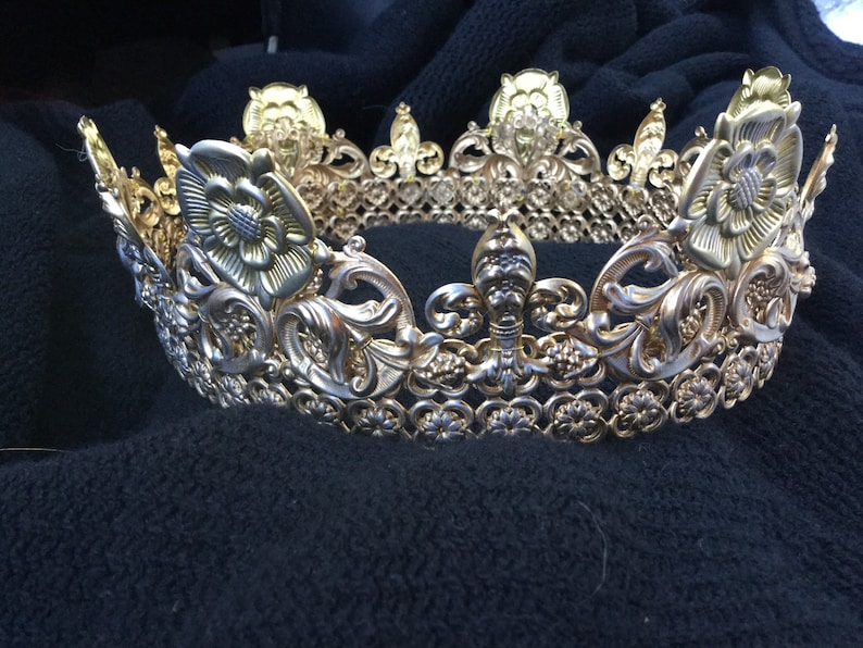 Tudor Rose Renaissance Crown--tudor Crown--medieval Crown--wedding ...