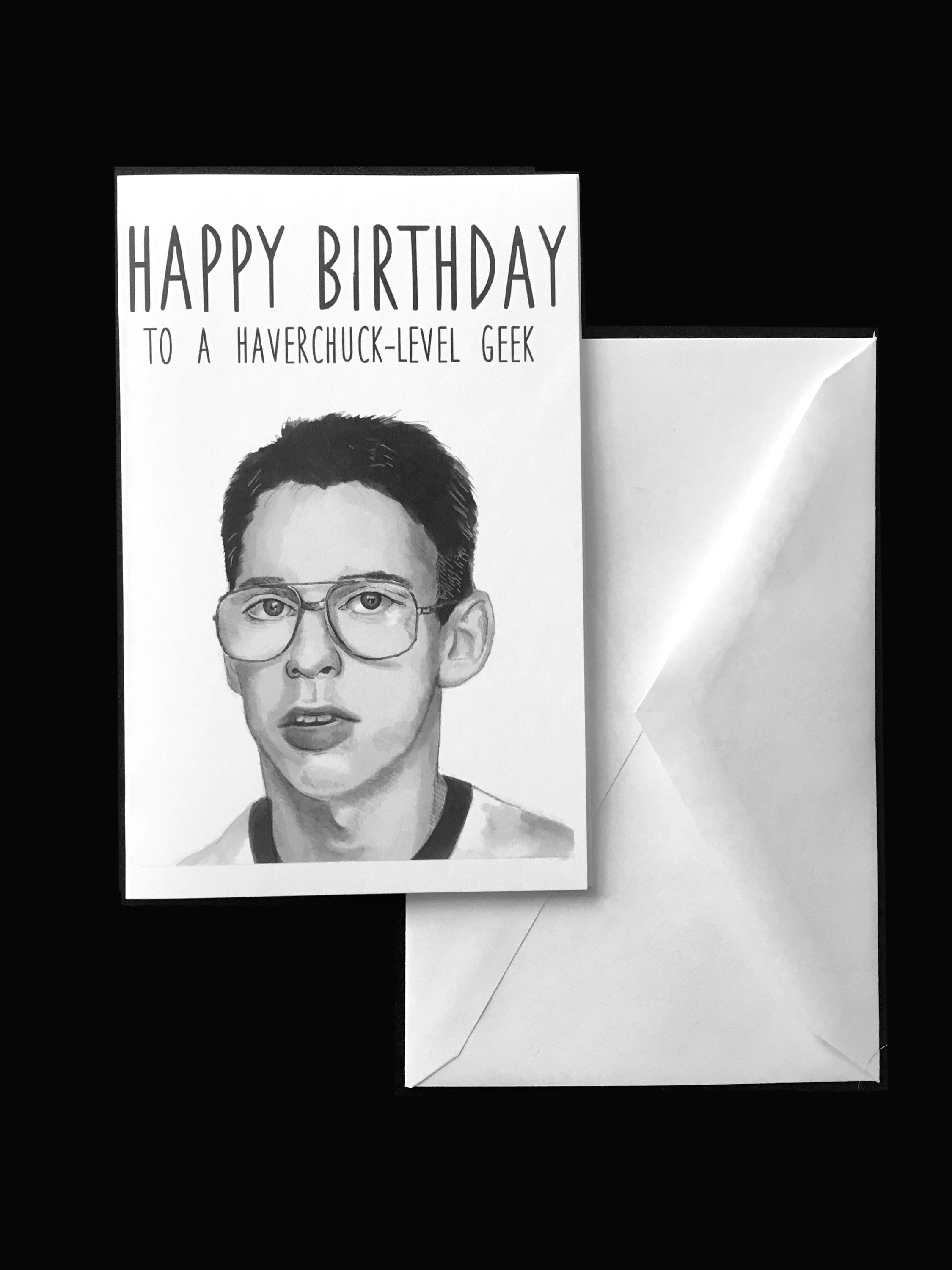 Bill Haverchuck Birthday Card Freaks and Geeks - Etsy