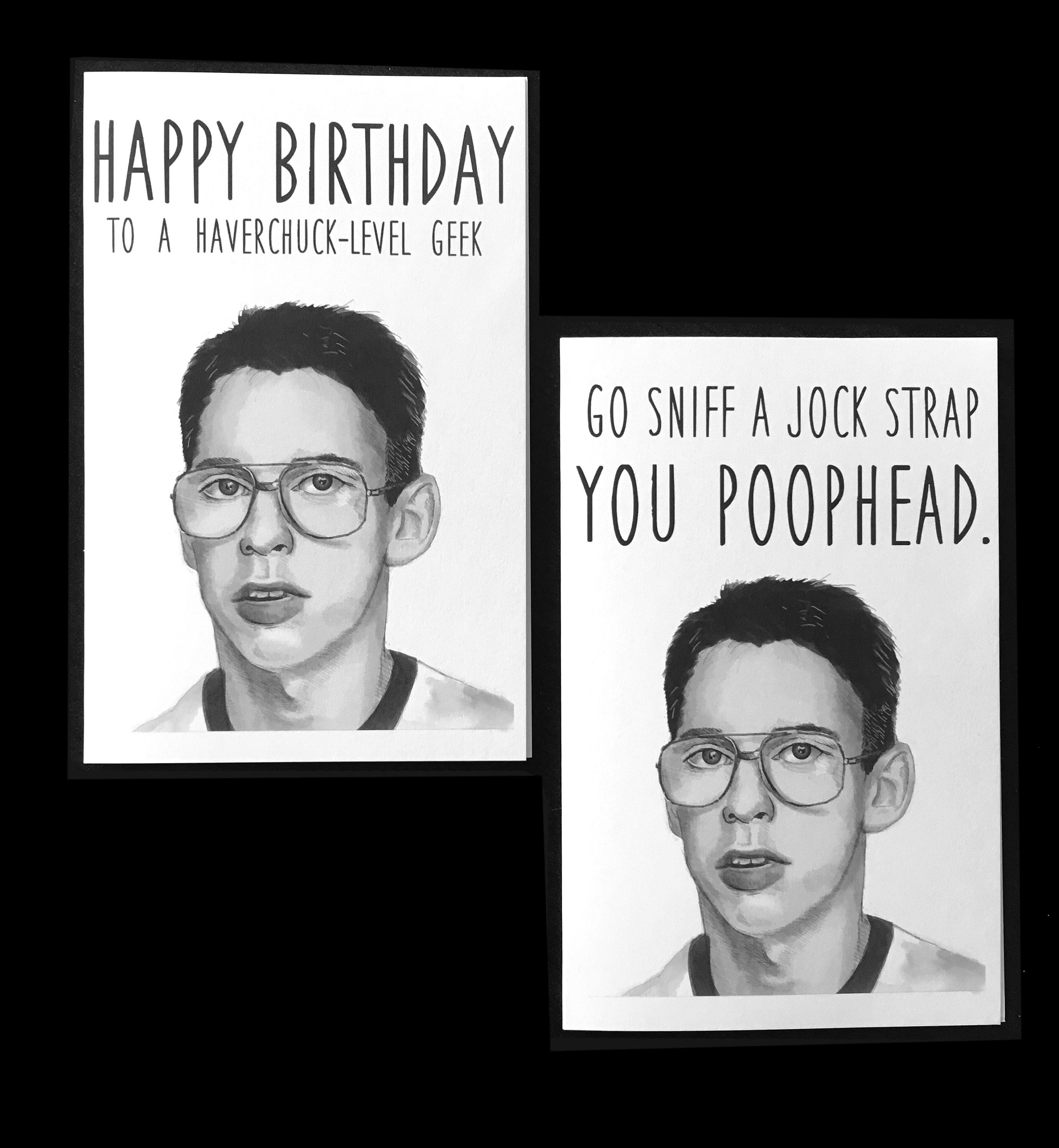 Bill Haverchuck Birthday Card Freaks and Geeks - Etsy