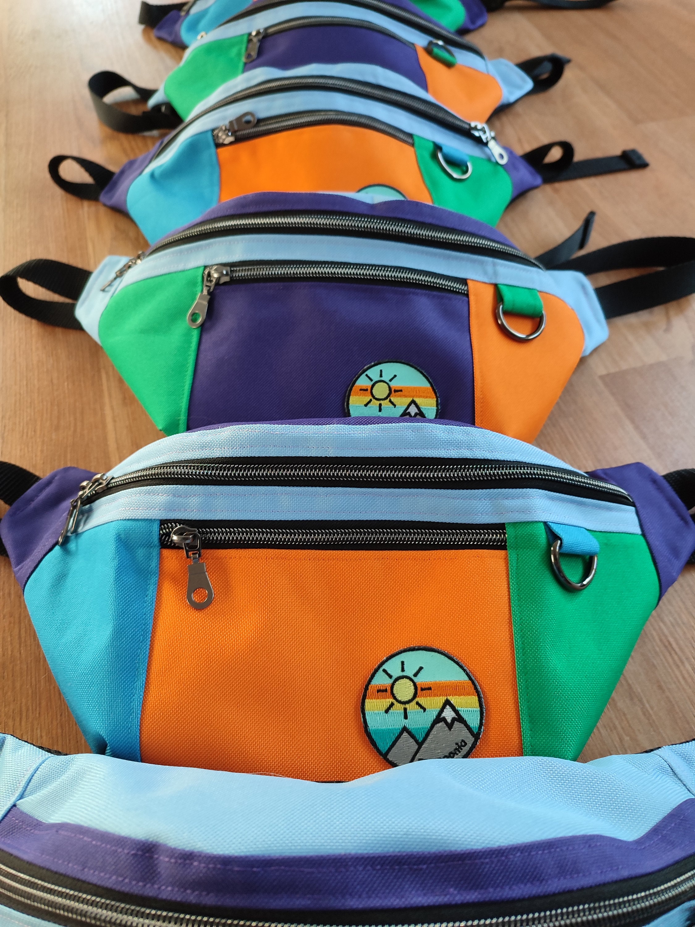 Giant Fanny Pack - Bright Colors! - Etsy