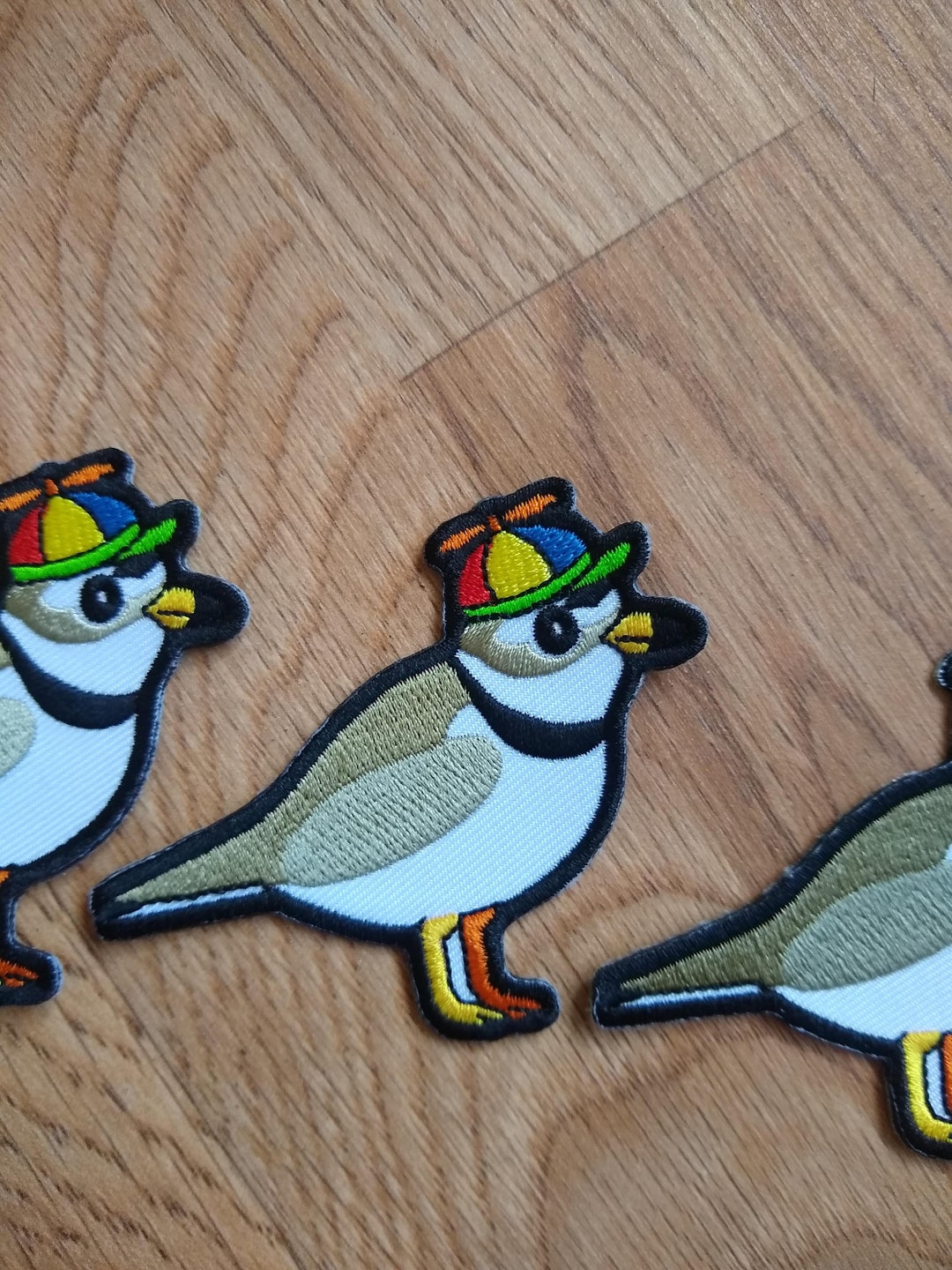 Piping Plover Patch - Plover in Hat - Etsy