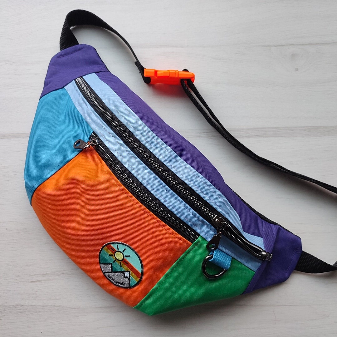 Giant Fanny Pack - Bright Colors! - Etsy
